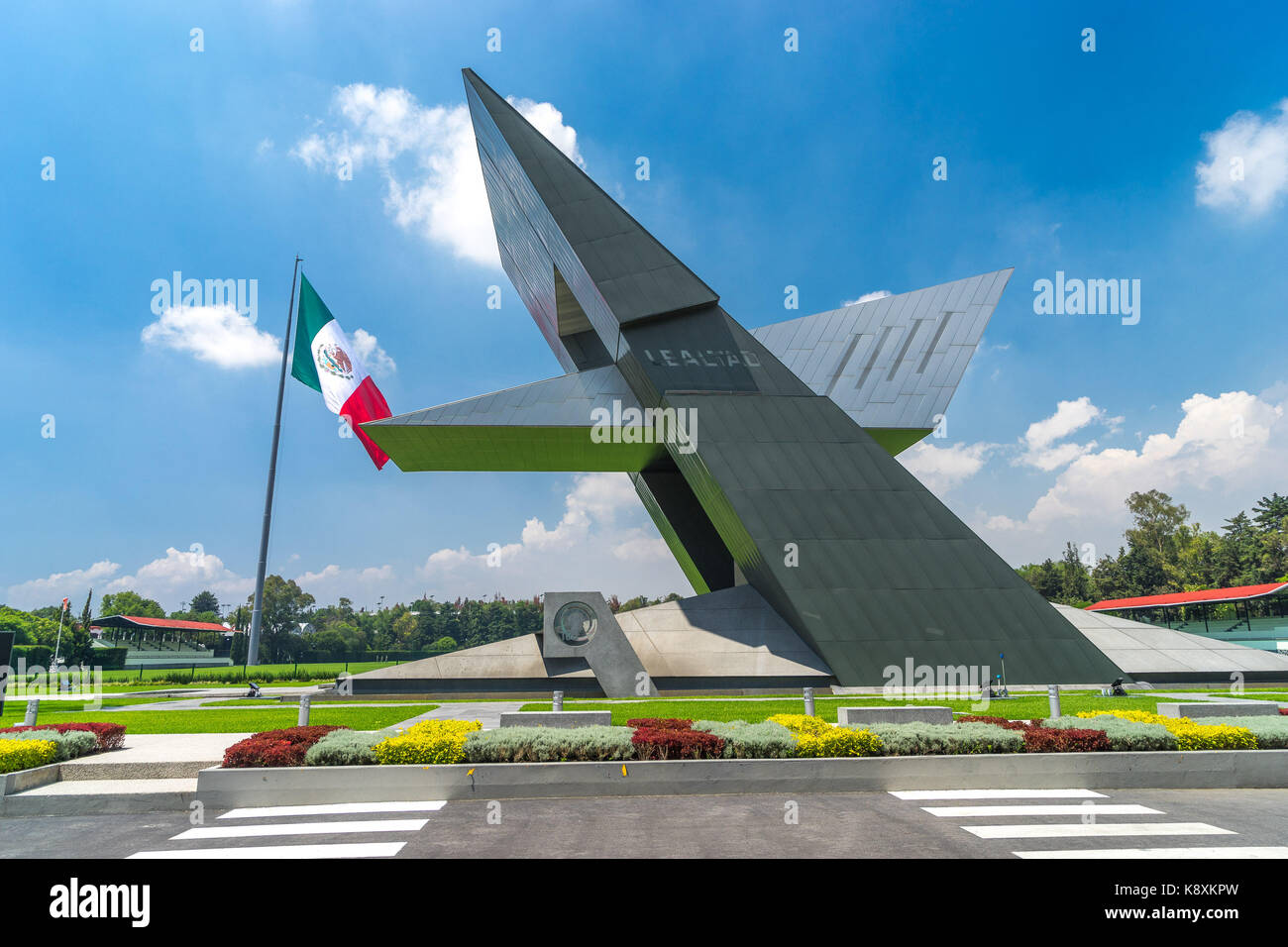 Mexico City, Mexico - Jul 7, 2016: Campo Marte monument, symbolizes the ...