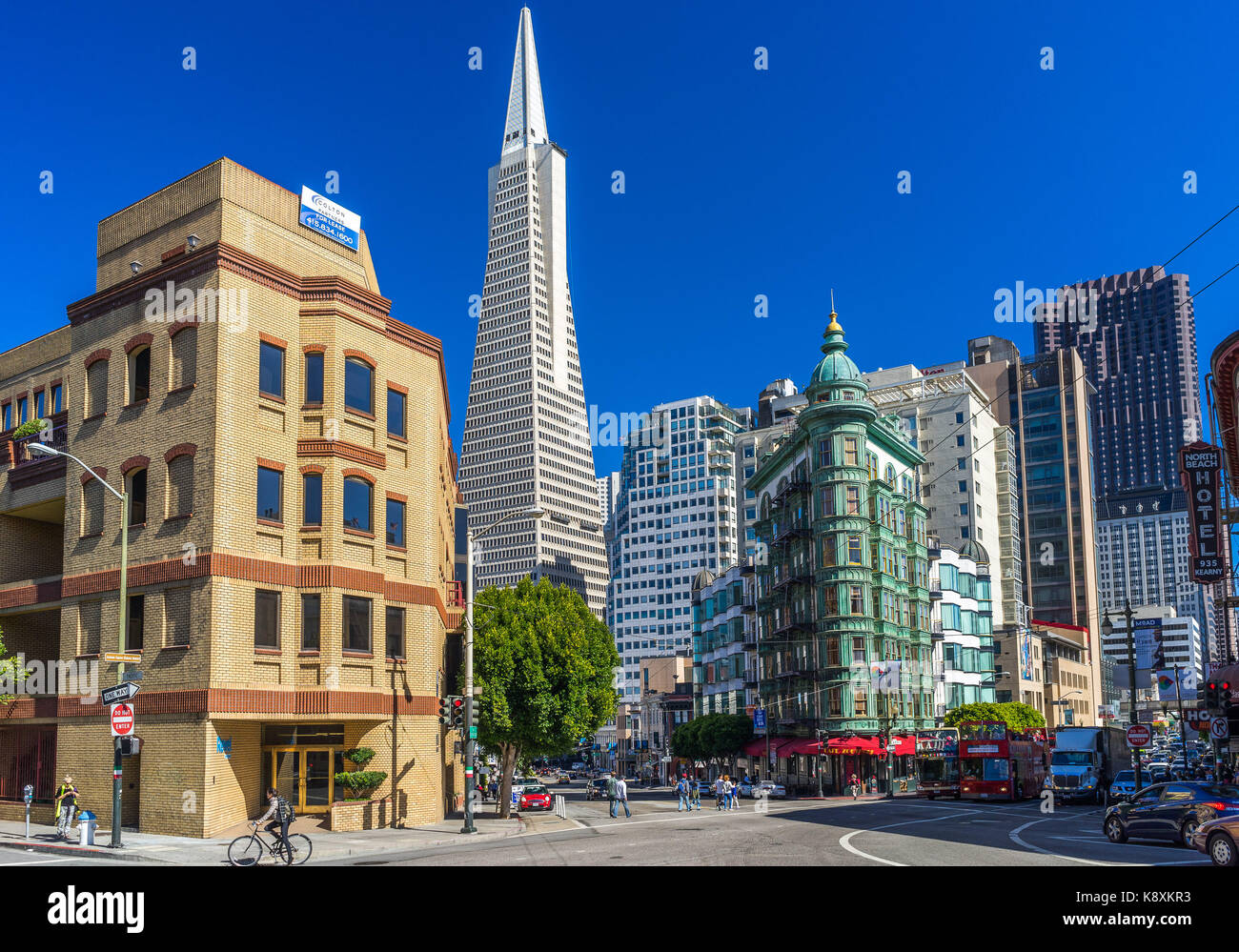 San Francisco, USA - Downtown streets Stock Photo - Alamy