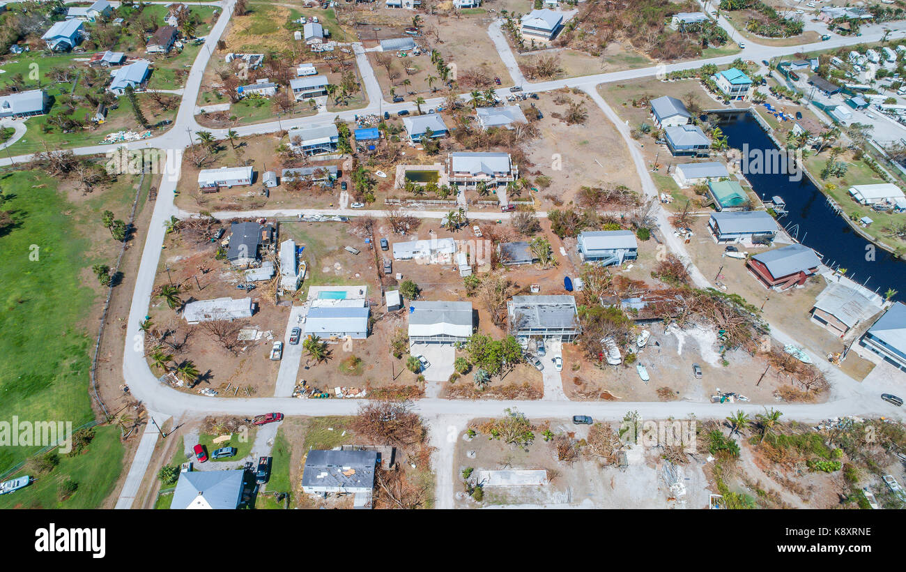 Florida Everglades City Hurricane Irma High Resolution Stock ...