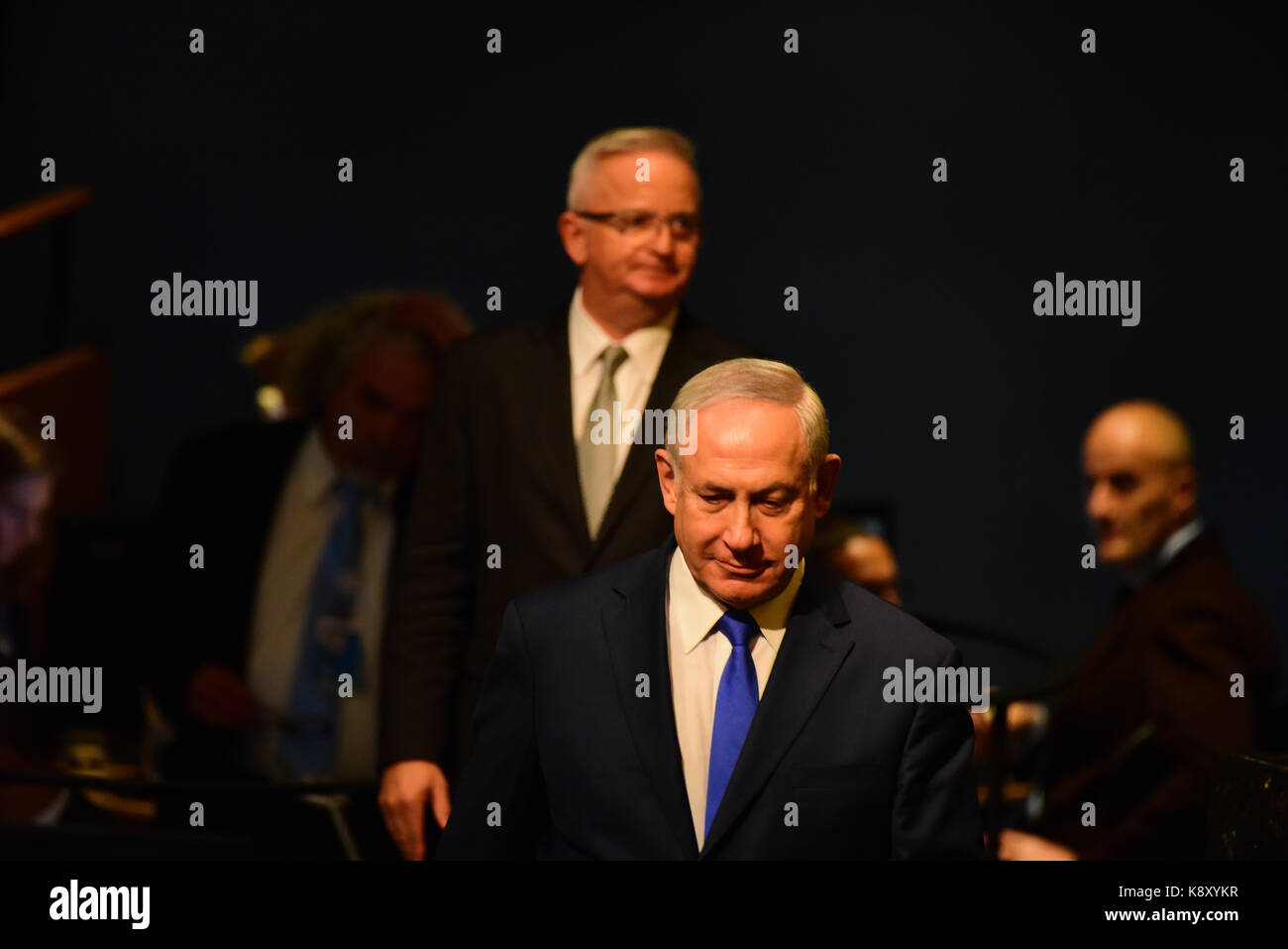 New York City, United States. 19th Sep, 2017. Israeli Prime Minister ...