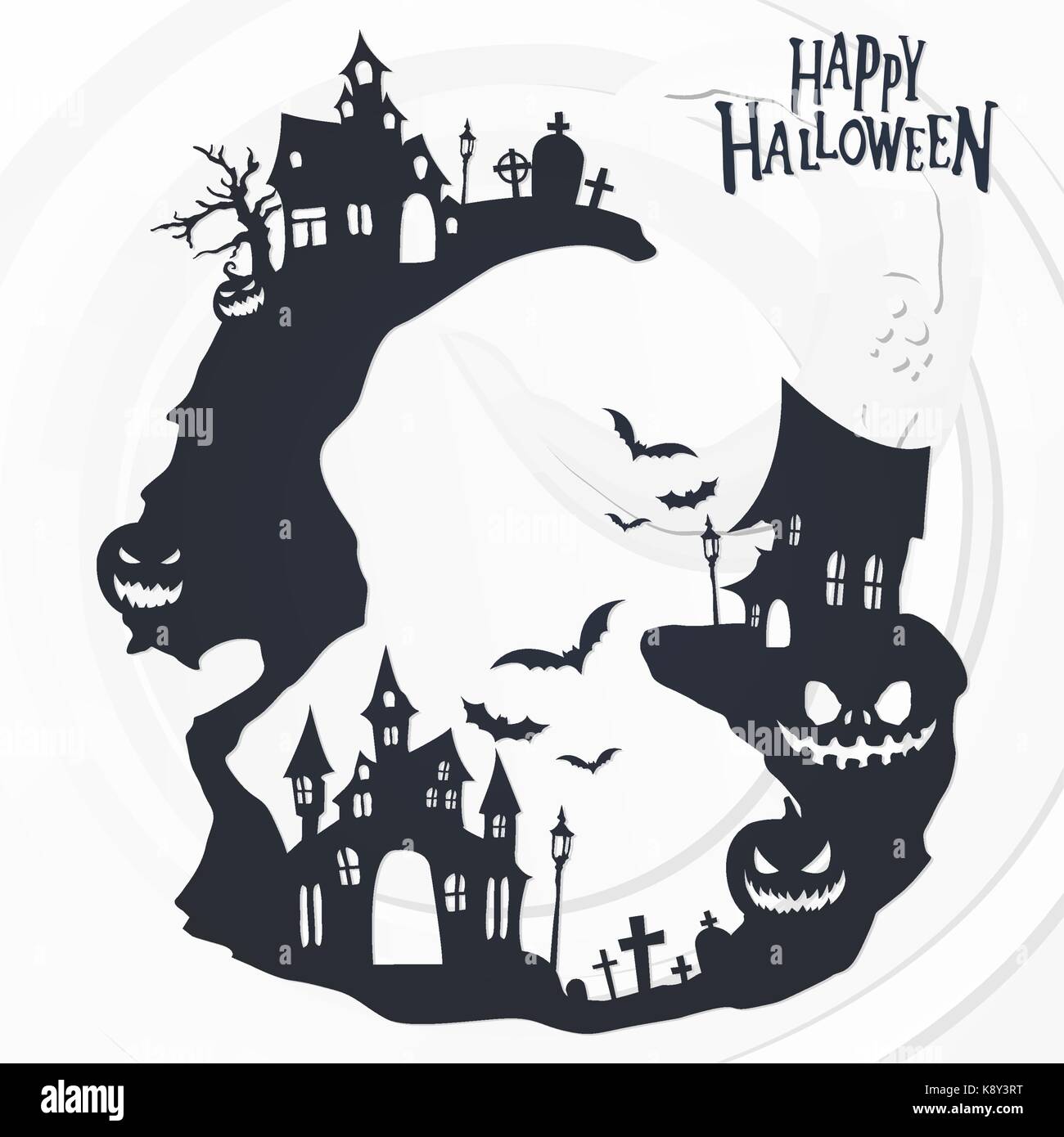 Minimal style paper art Stock Vector Images - Alamy