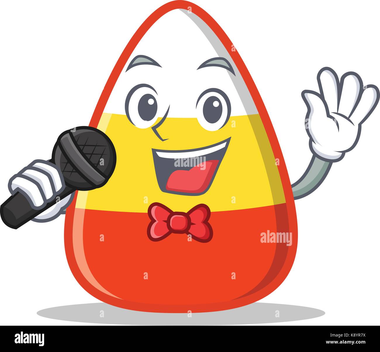 Singing candy corn character cartoon Stock Vector Image & Art - Alamy
