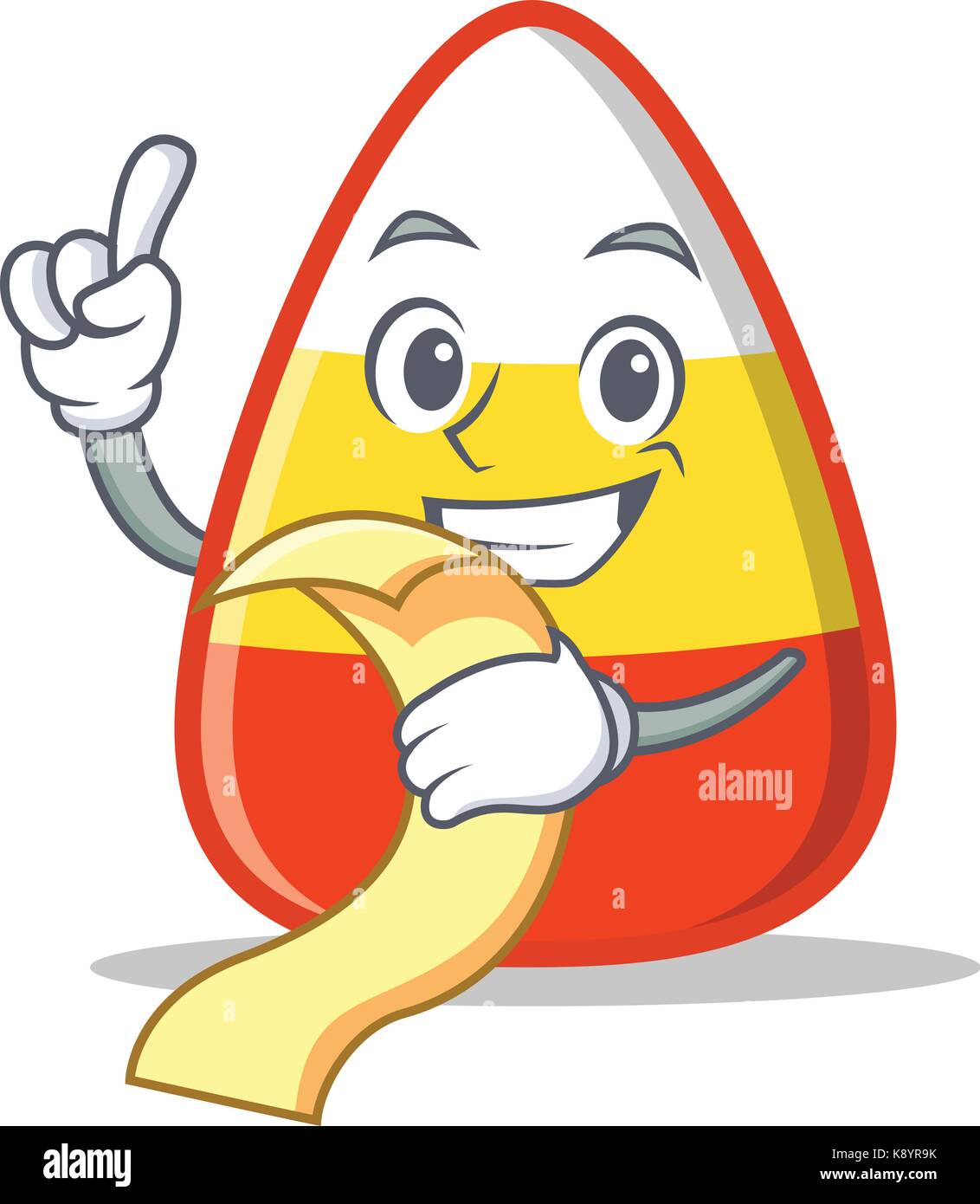 With menu candy corn character cartoon Stock Vector Image & Art - Alamy