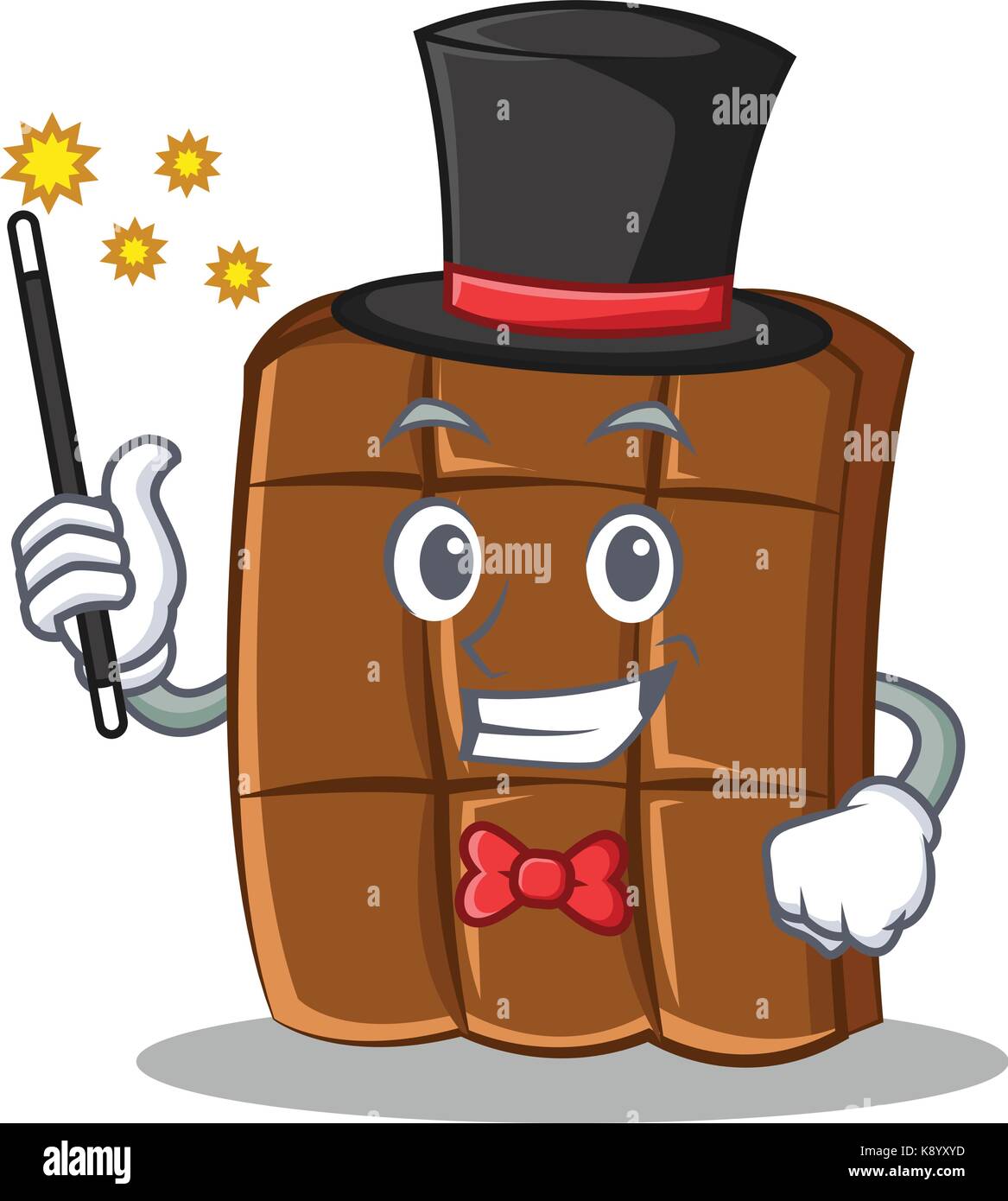 Magician chocolate character cartoon style Stock Vector Image & Art - Alamy
