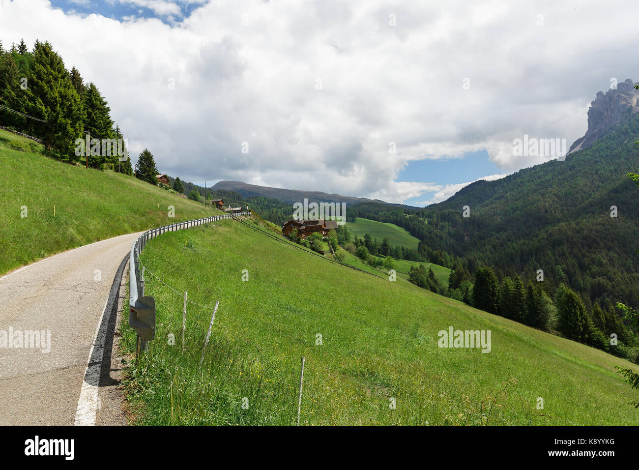 Road in italian alps hi-res stock photography and images - Alamy