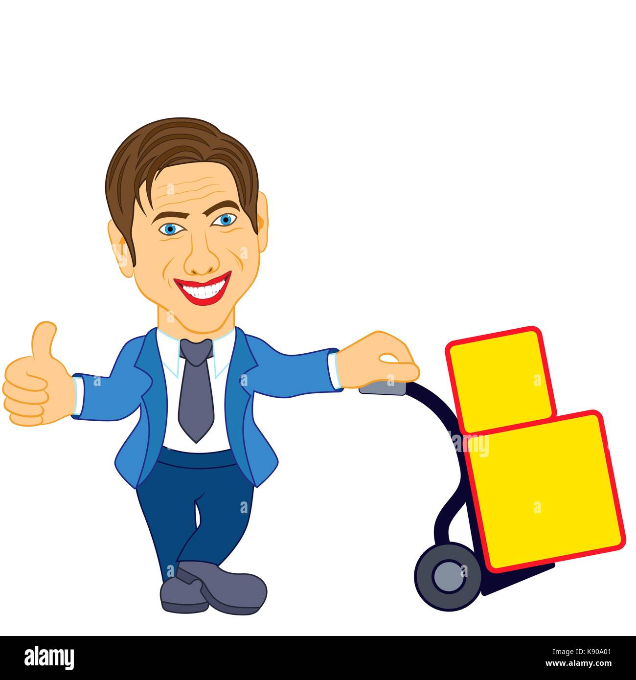 Man carry load Stock Vector Images - Alamy