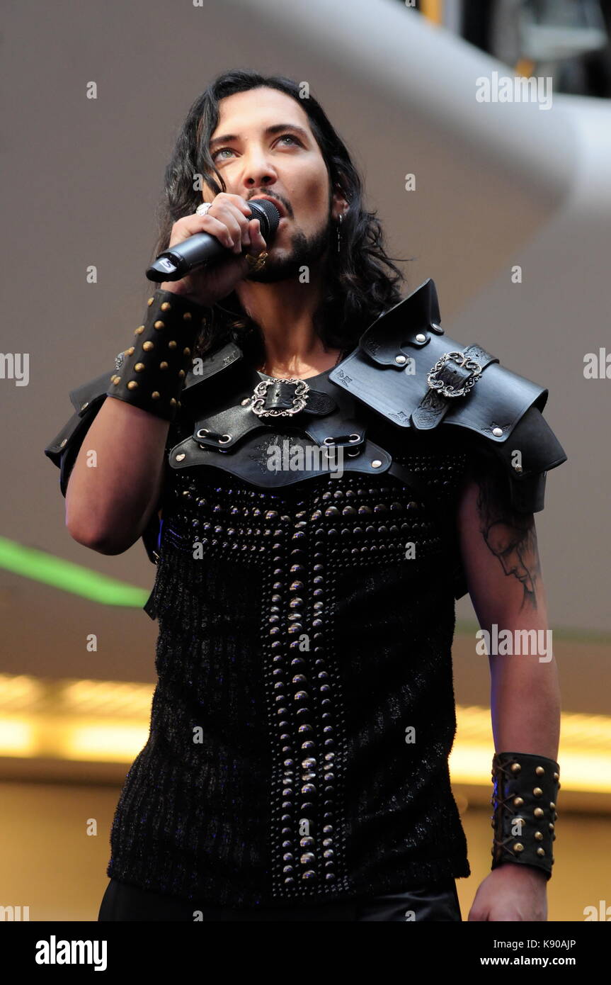 King Arthur musical: French singer Florent Mothe attends showcase in ...