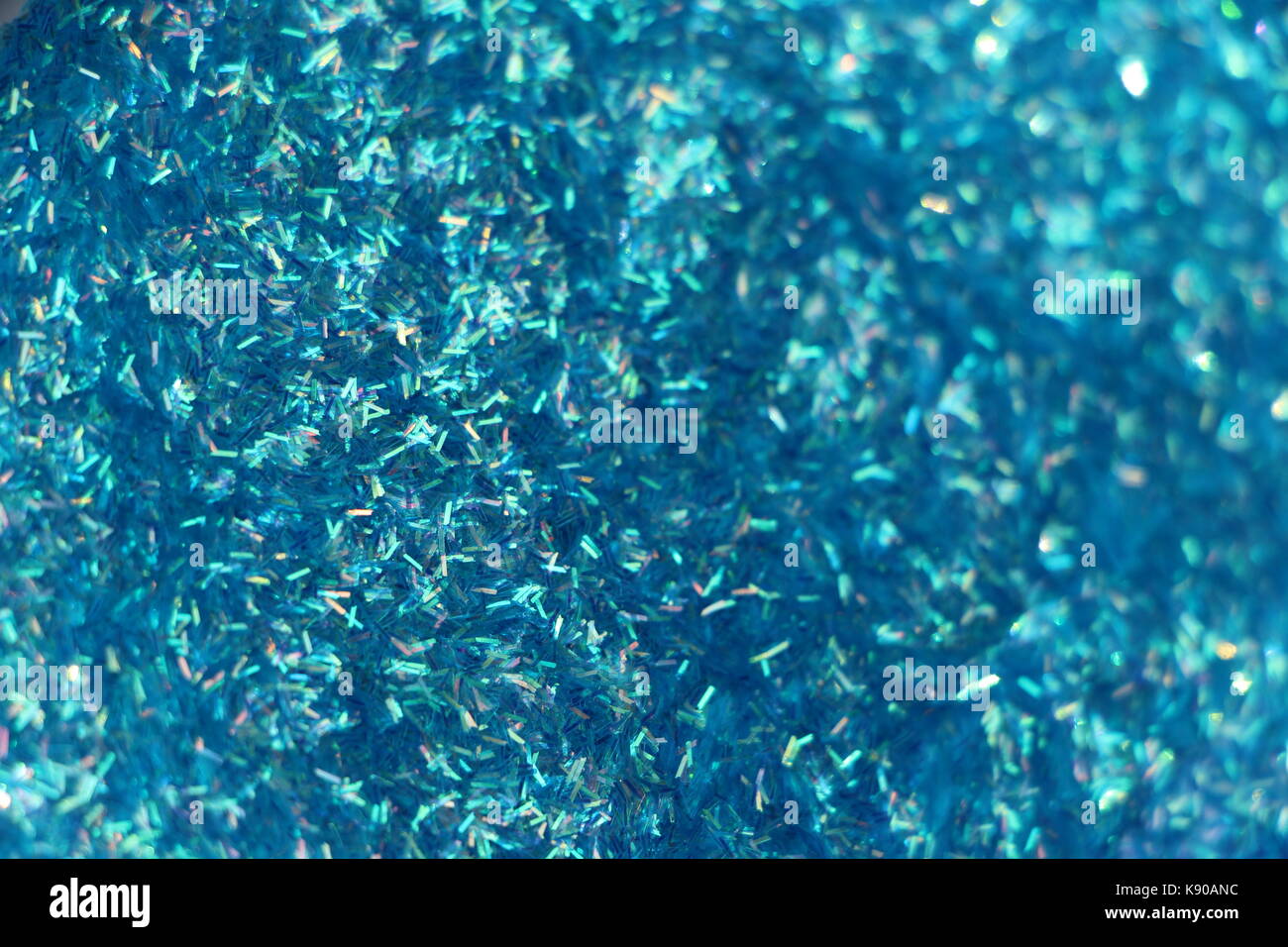 Azure blue glitter Stock Photo - Alamy