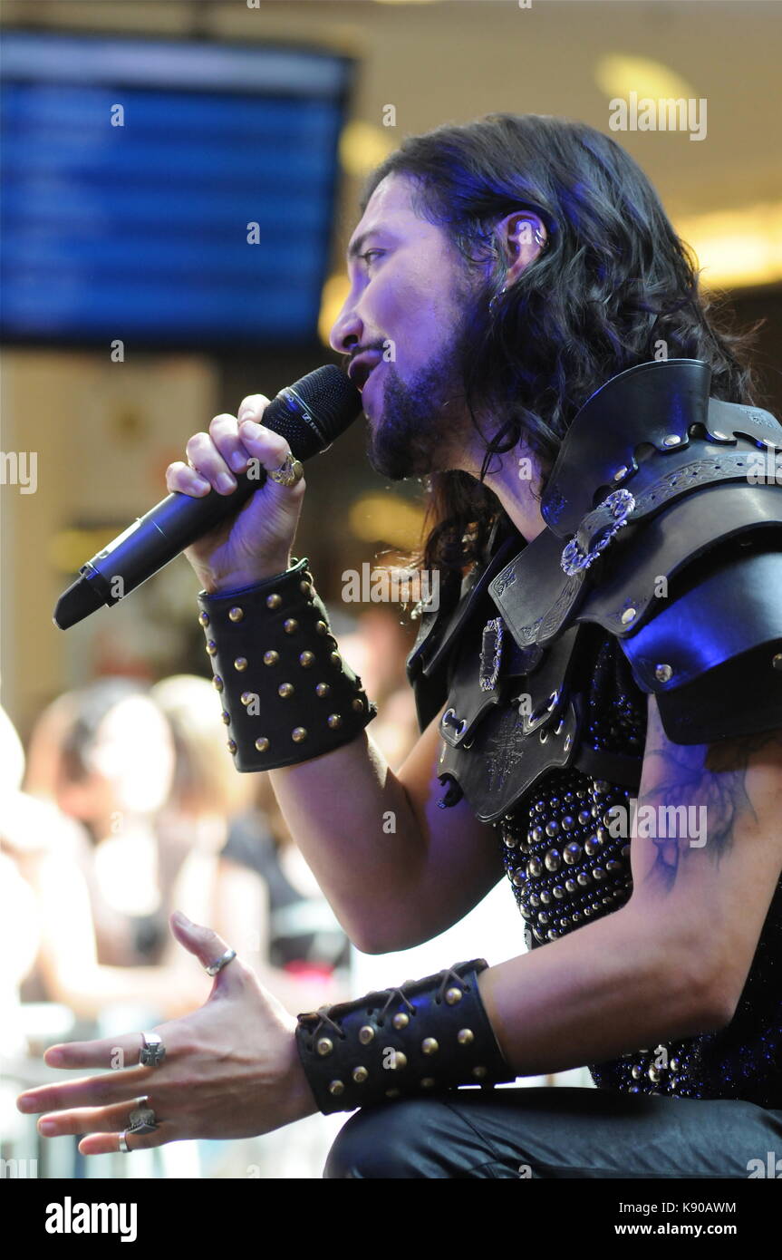 King Arthur musical: French singer Florent Mothe attends showcase in ...
