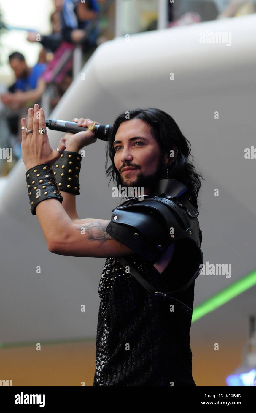 King Arthur musical: French singer Florent Mothe attends showcase in ...