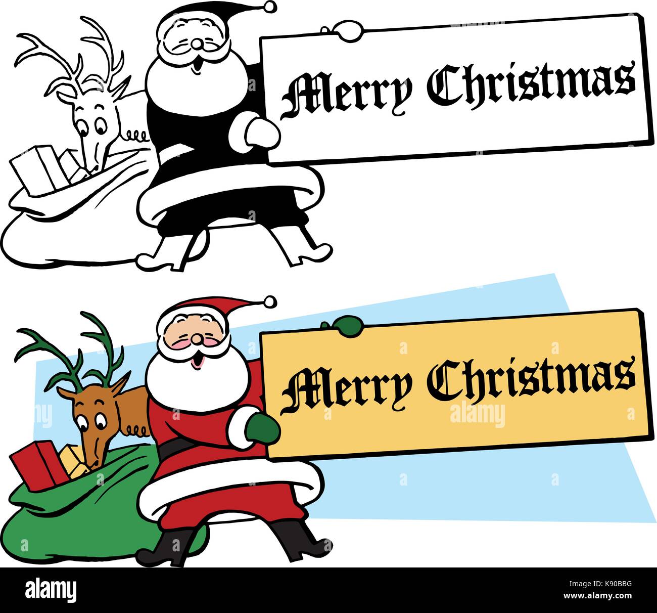 Christmas letters santa vintage hi-res stock photography and images - Alamy