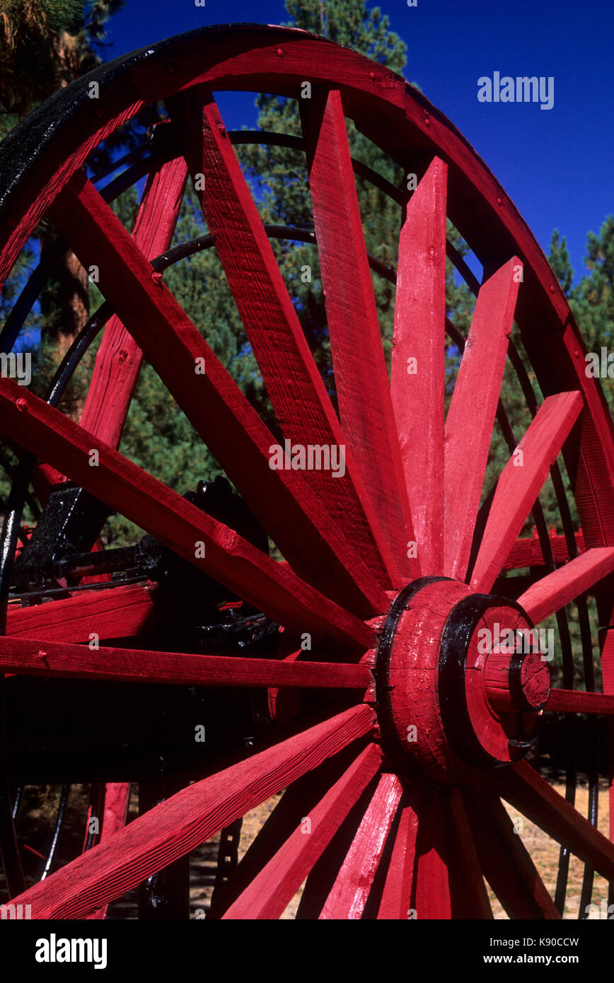 High Wheels at Logging Museum, Collier Memorial State Park, Oregon ...
