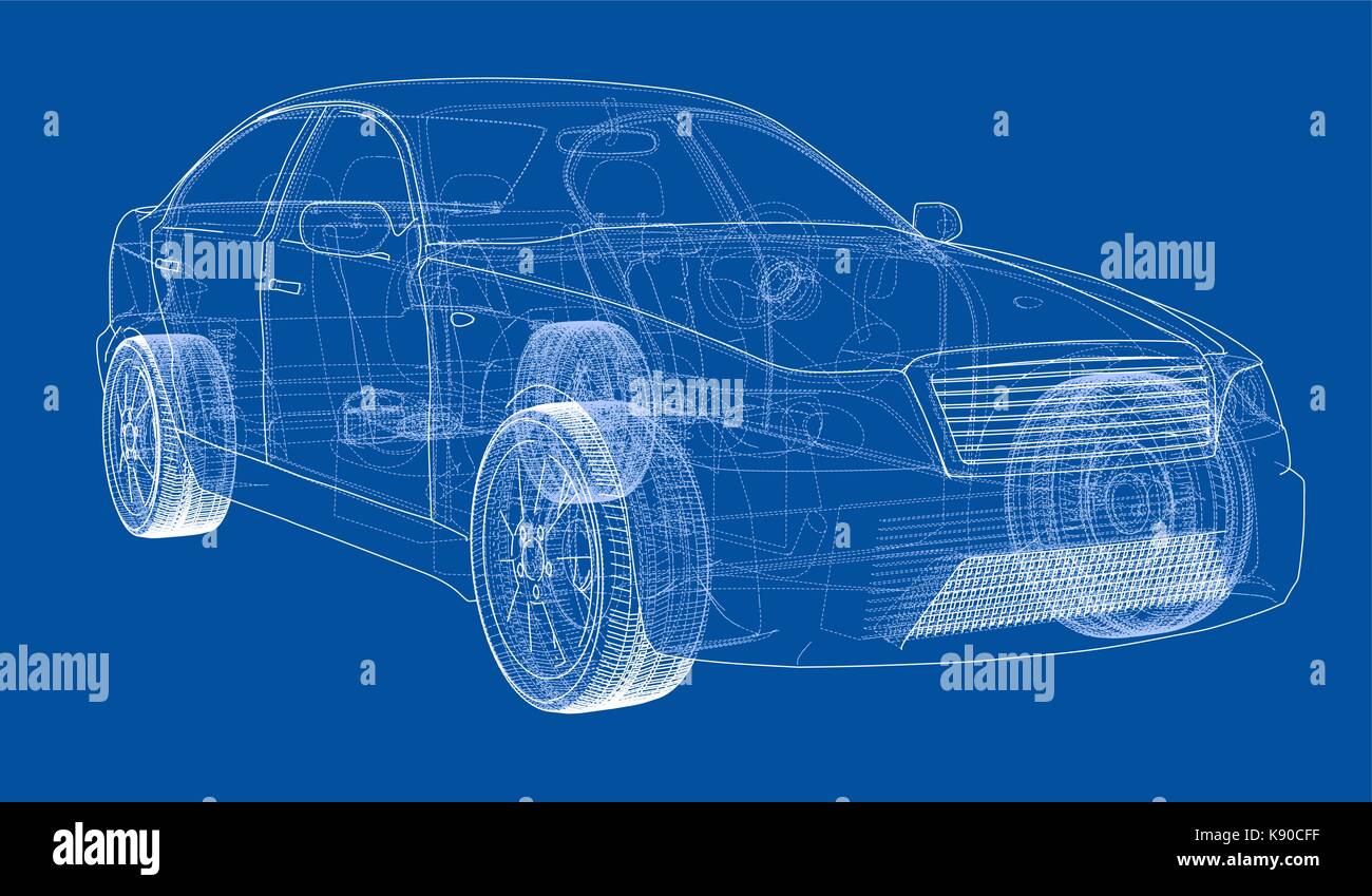 Concept car. Vector Stock Vector Image & Art - Alamy