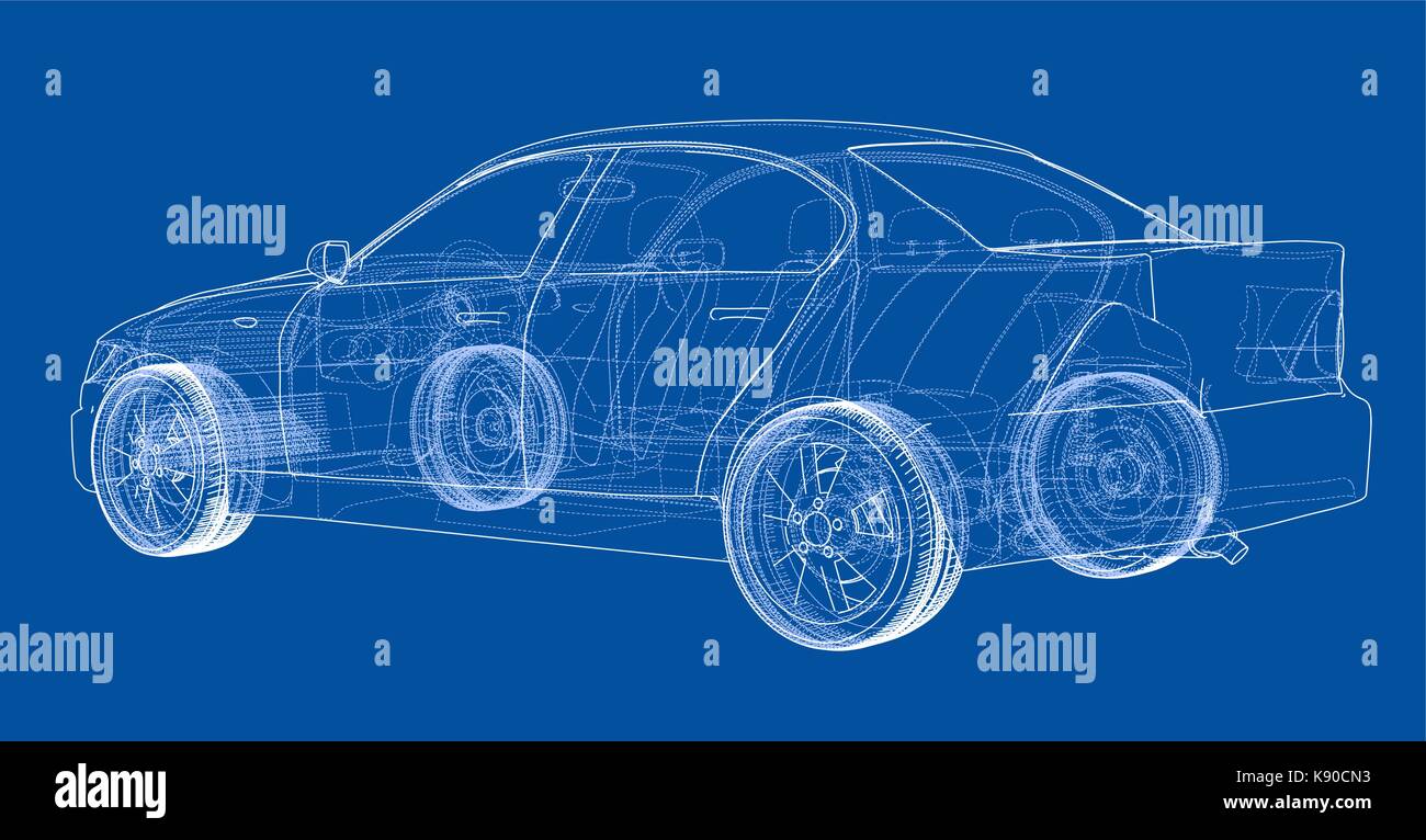 Concept car. Vector Stock Vector Image & Art - Alamy