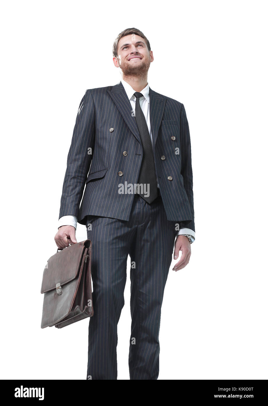 portrait of a successful lawyer isolated on white background Stock ...