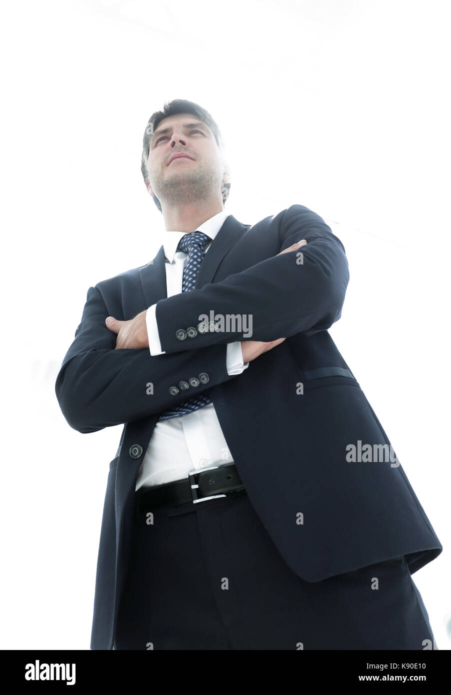 successful businessman looking forward Stock Photo - Alamy