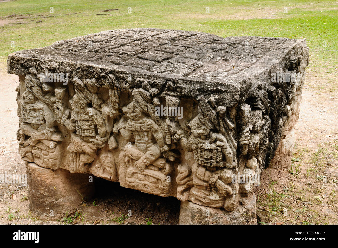 Central America, Honduras, Mayan city ruins in Copan. The picture ...