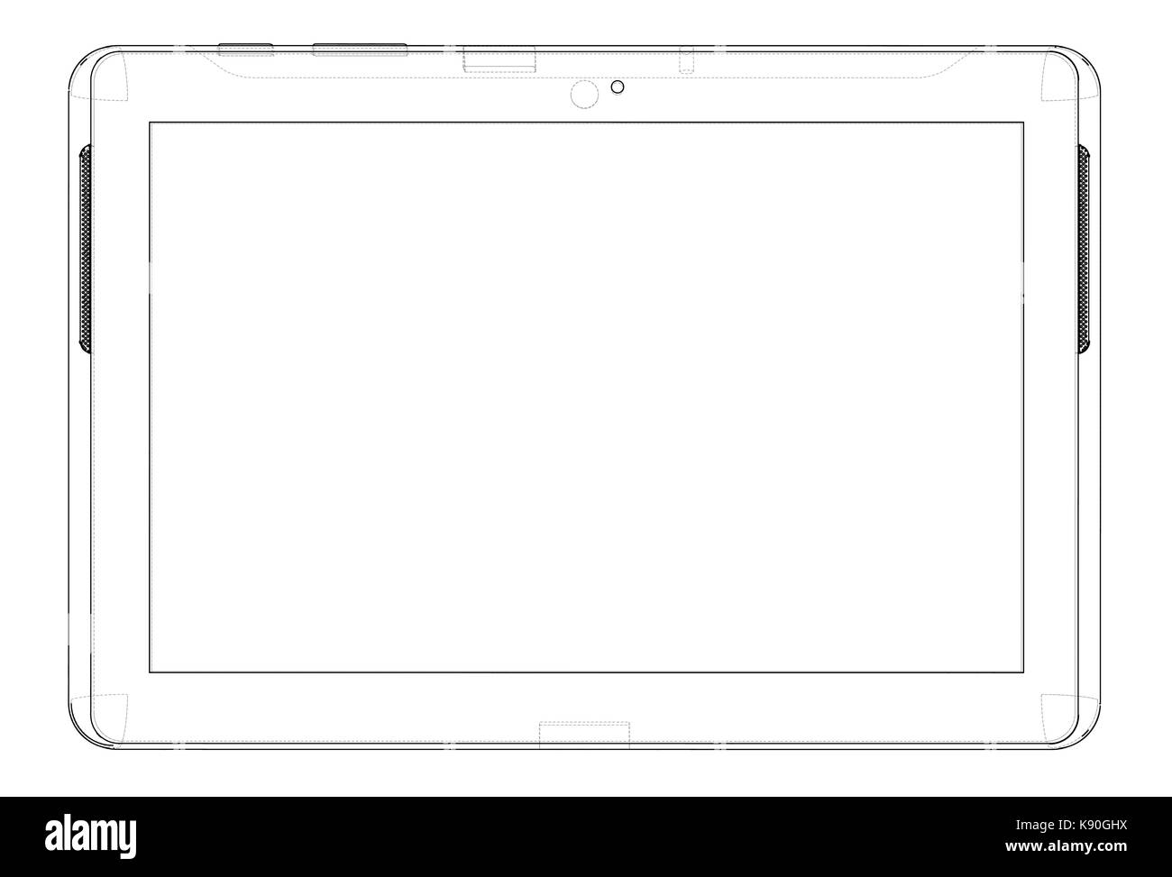 Digital graphics tablet Stock Vector Images - Alamy