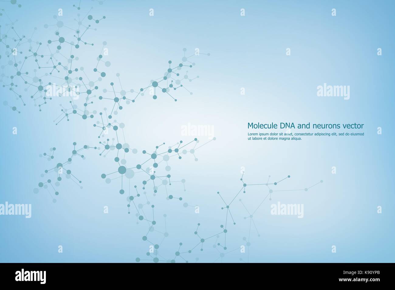 Abstract molecule background, genetic and chemical compounds, medical ...