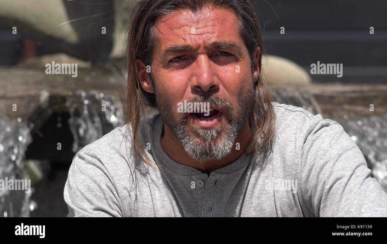 Mad Handsome Spanish Male Stock Photo - Alamy