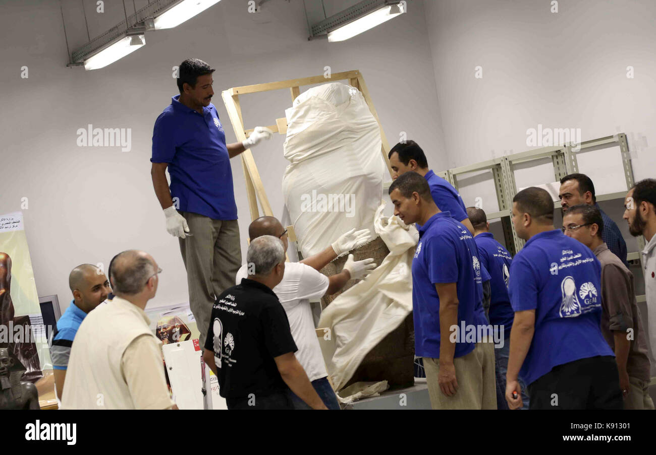 The grand egyptian museum restoration hi-res stock photography and ...