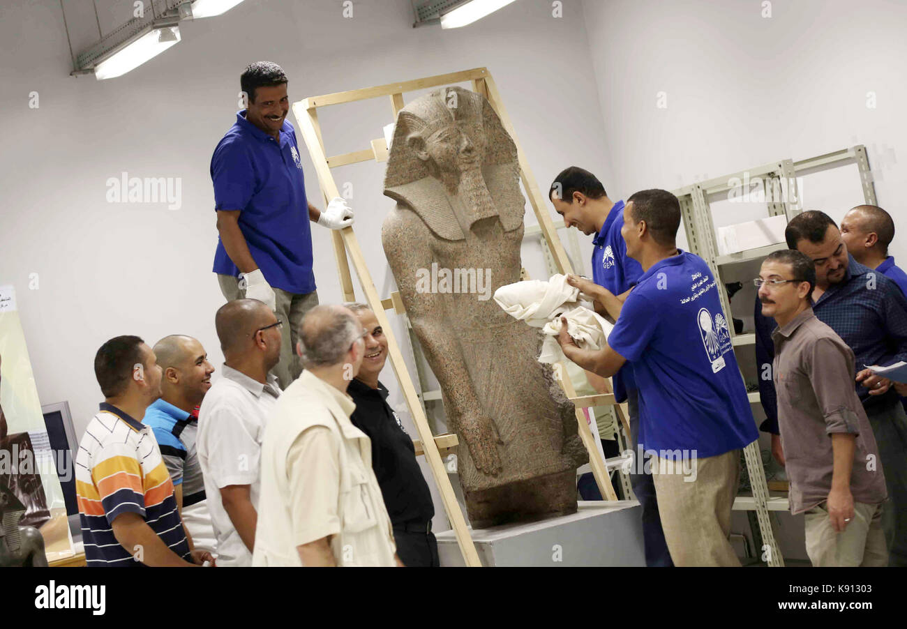 The grand egyptian museum restoration hi-res stock photography and ...