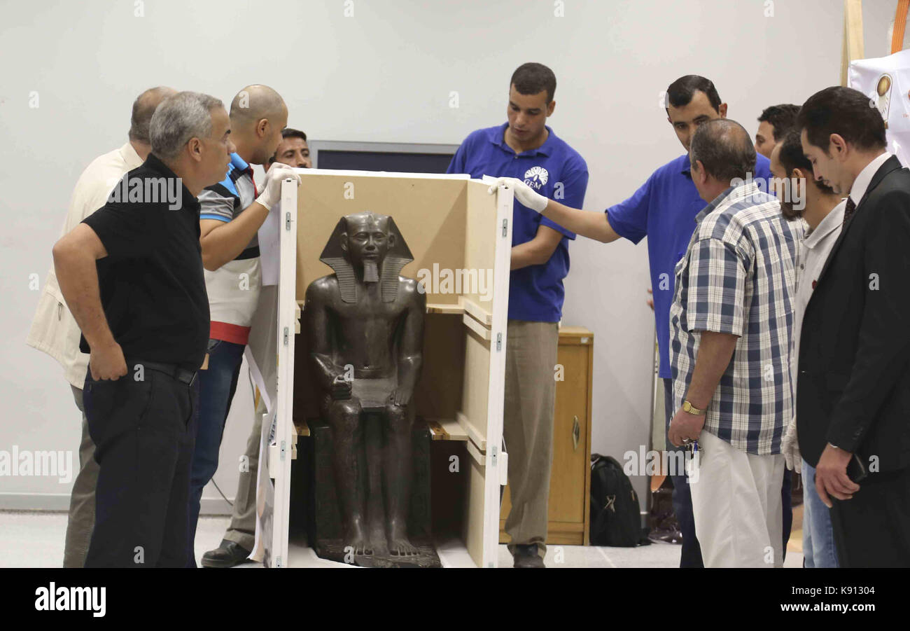 The grand egyptian museum restoration hi-res stock photography and ...