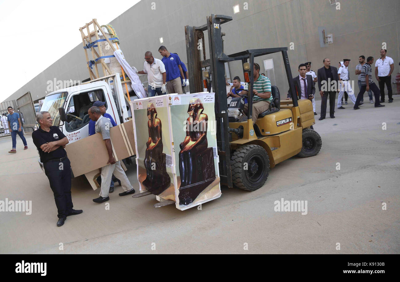 The grand egyptian museum restoration hi-res stock photography and ...