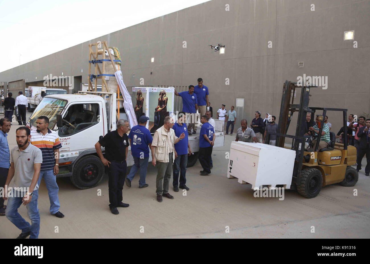 The grand egyptian museum restoration hi-res stock photography and ...