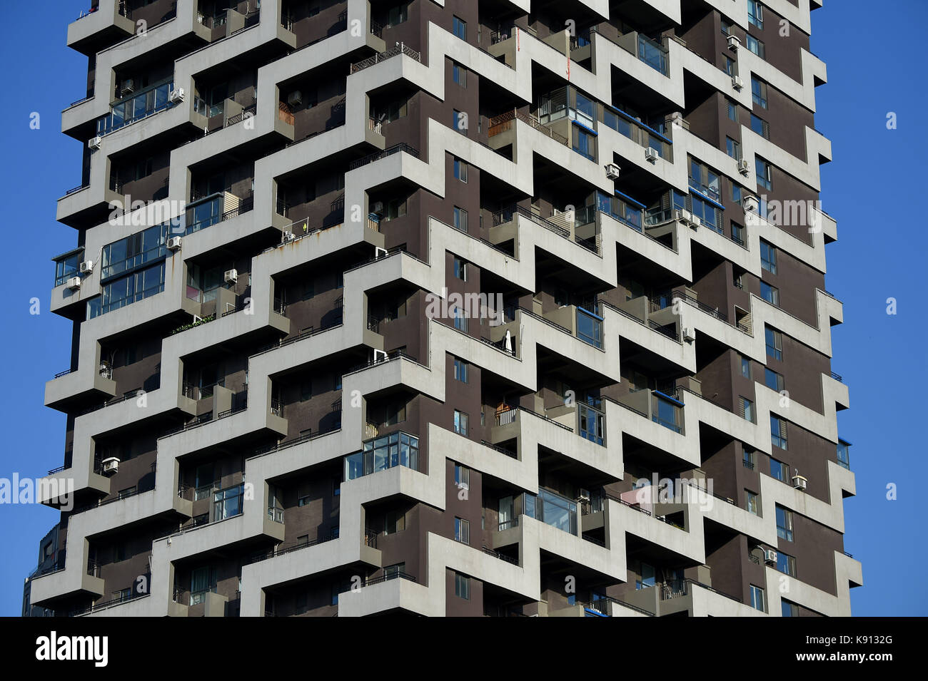Shenyang, China. 21st Sep, 2017. The 26-storey building of 'super ...