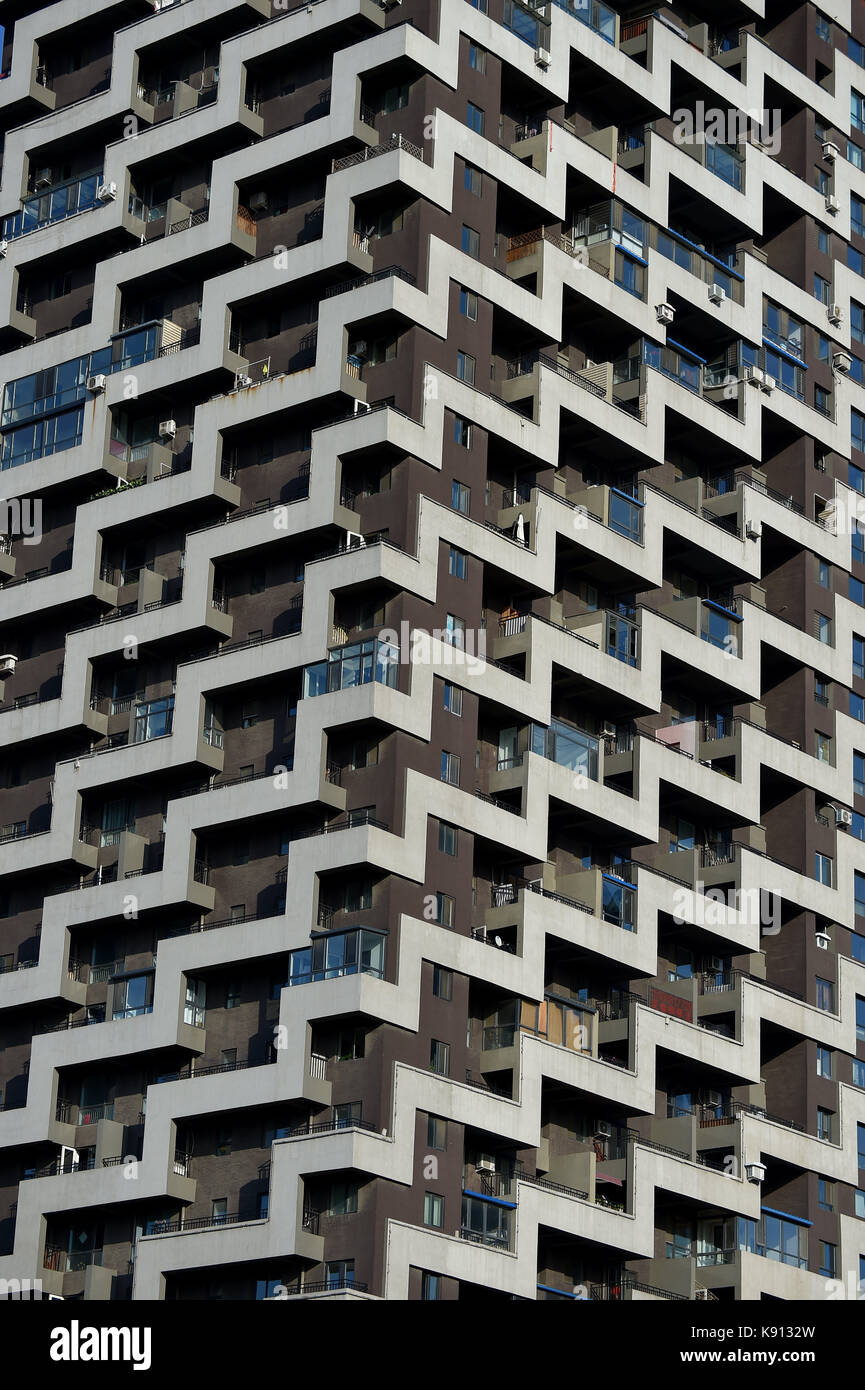 Shenyang, China. 21st Sep, 2017. The 26-storey building of 'super ...