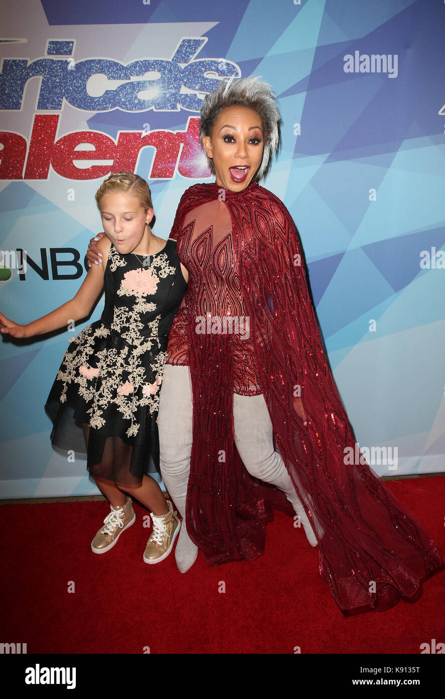 Hollywood, USA. 20th Sep, 2017. Darci Lynne, Mel B, at AMERICA'S GOT ...