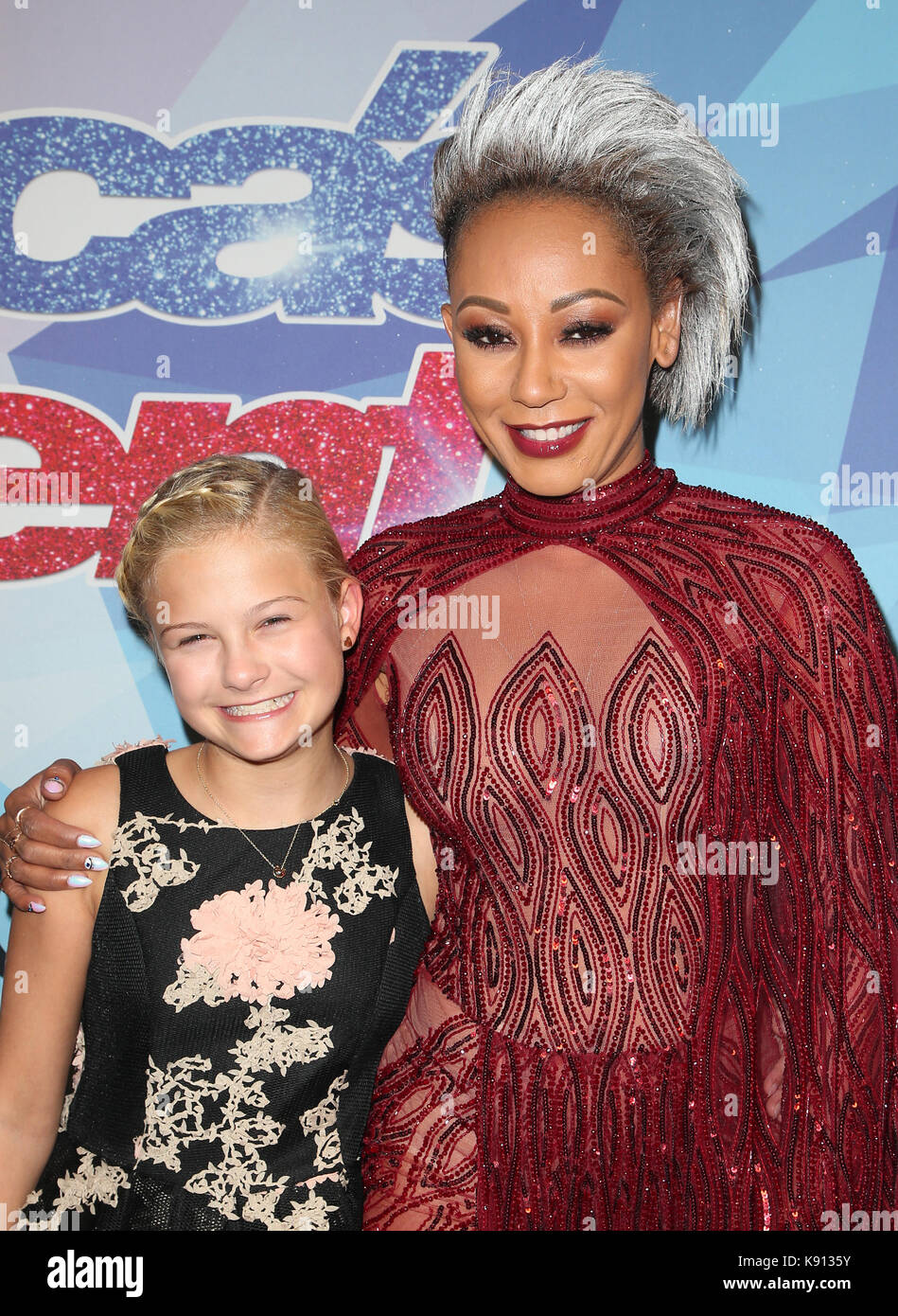 Hollywood, USA. 20th Sep, 2017. Darci Lynne, Mel B, at AMERICA'S GOT ...