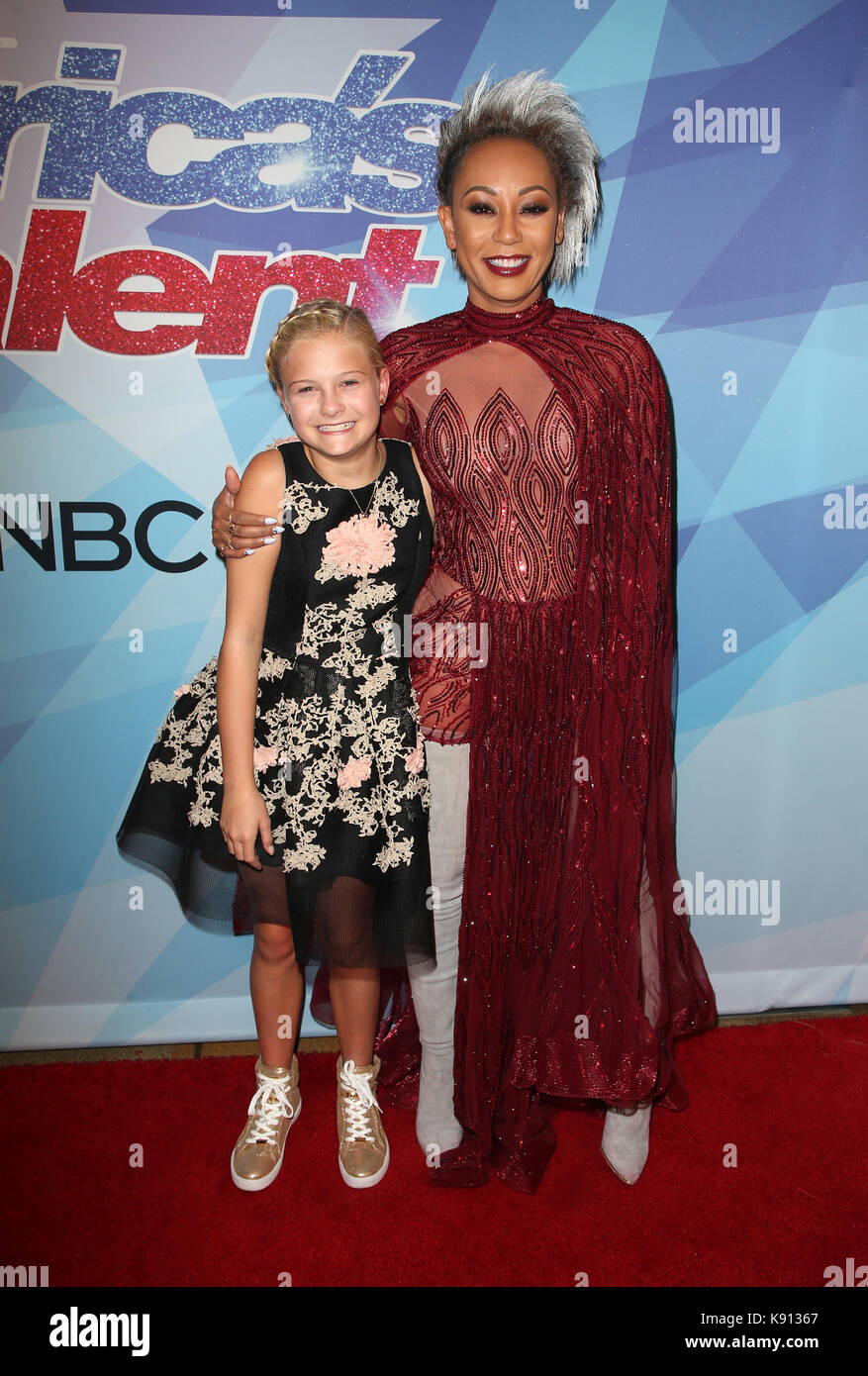 Hollywood, USA. 20th Sep, 2017. Darci Lynne, Mel B, at AMERICA'S GOT ...