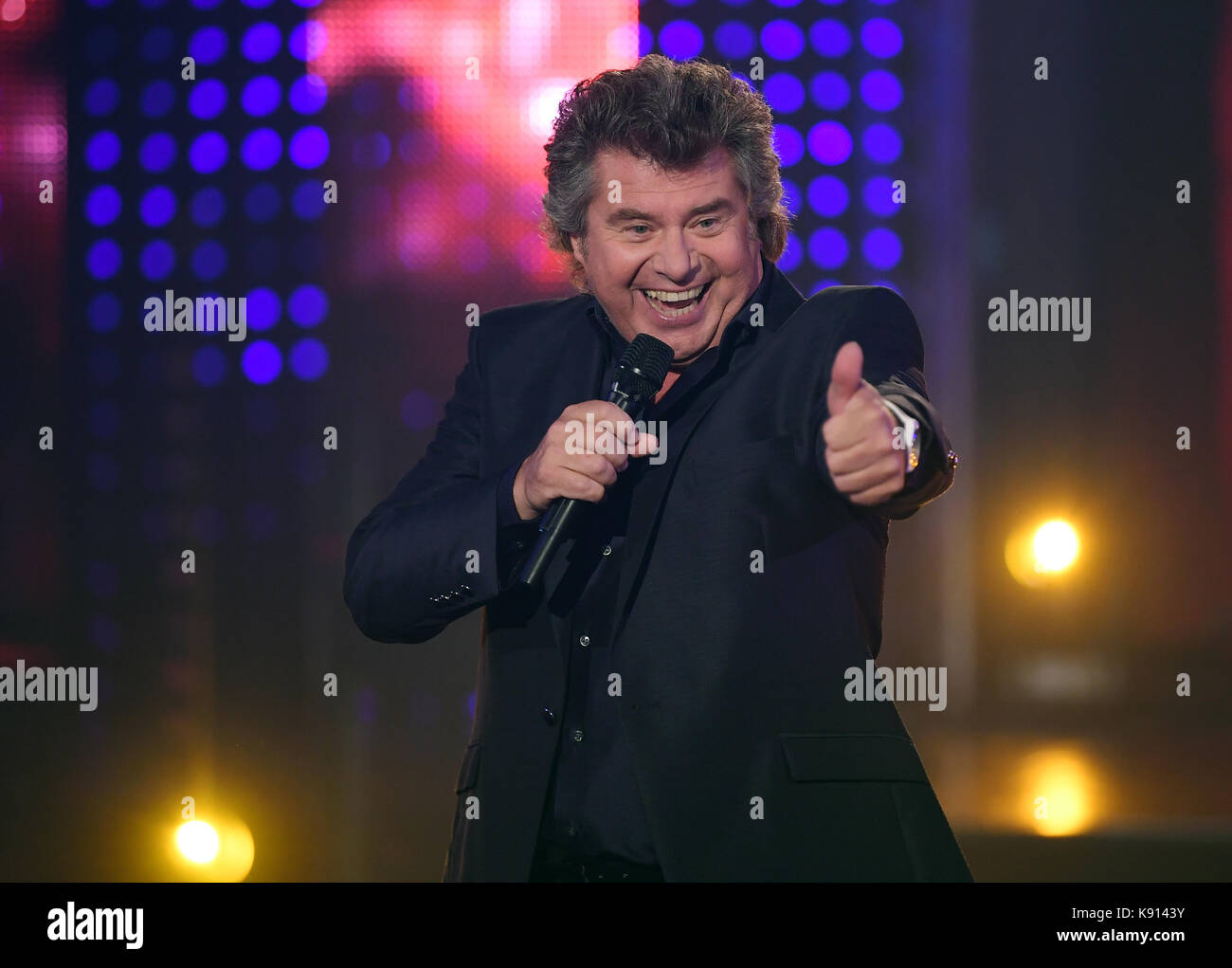 Leipzig, Germany. 20th Sep, 2017. Austrian pop singer Andy Borg ...