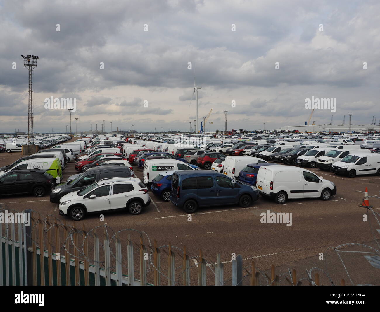 Seized cars port hi-res stock photography and images - Alamy