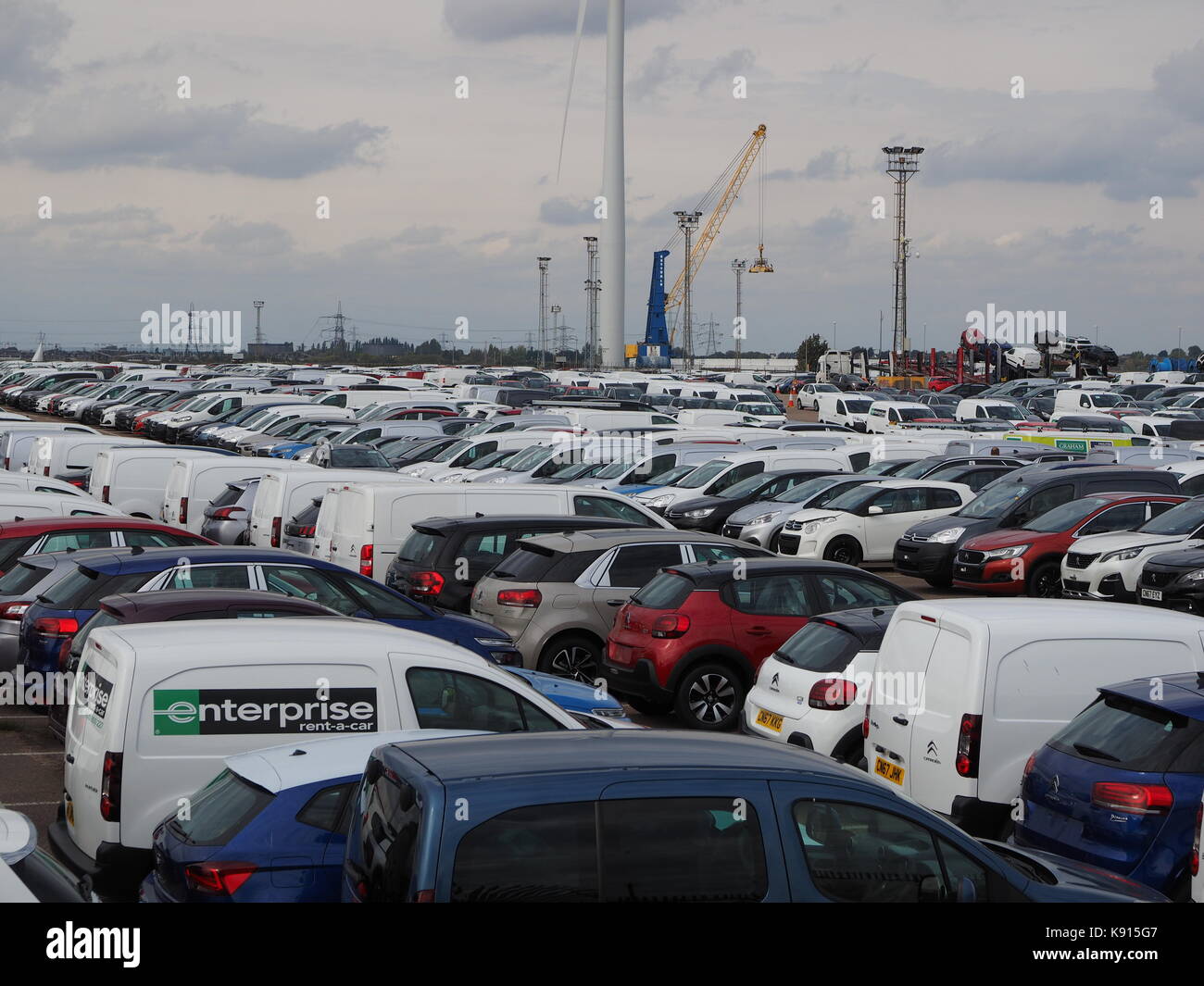 Seized cars port hi-res stock photography and images - Alamy