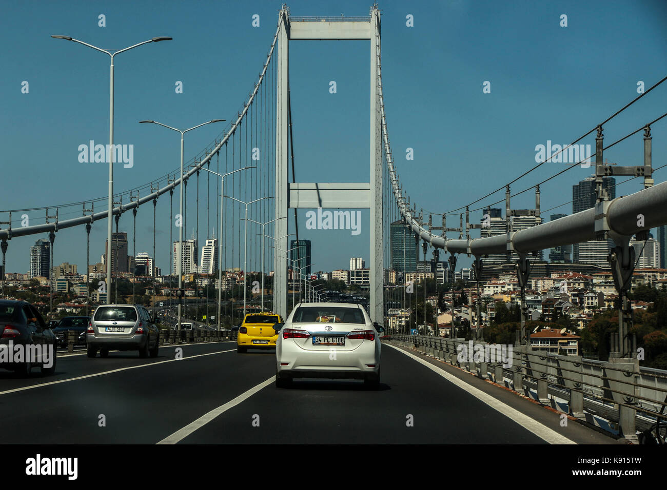 September 1, 2017 - The Fatih Sultan Mehmet Bridge is a bridge over the ...