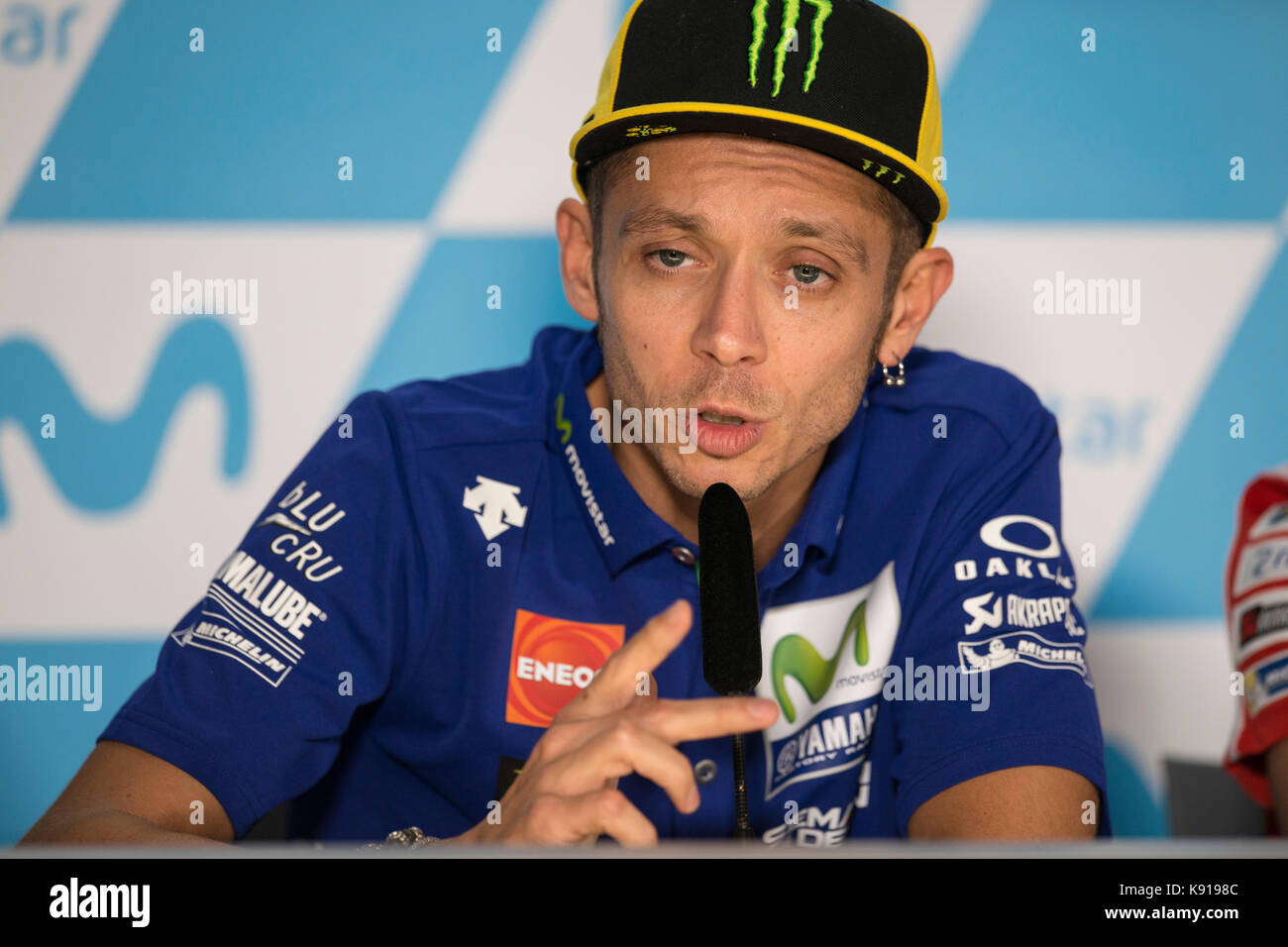 #46 Valentino Rossi (Italian) Movistar Yamaha Motogp Yamahain the press ...