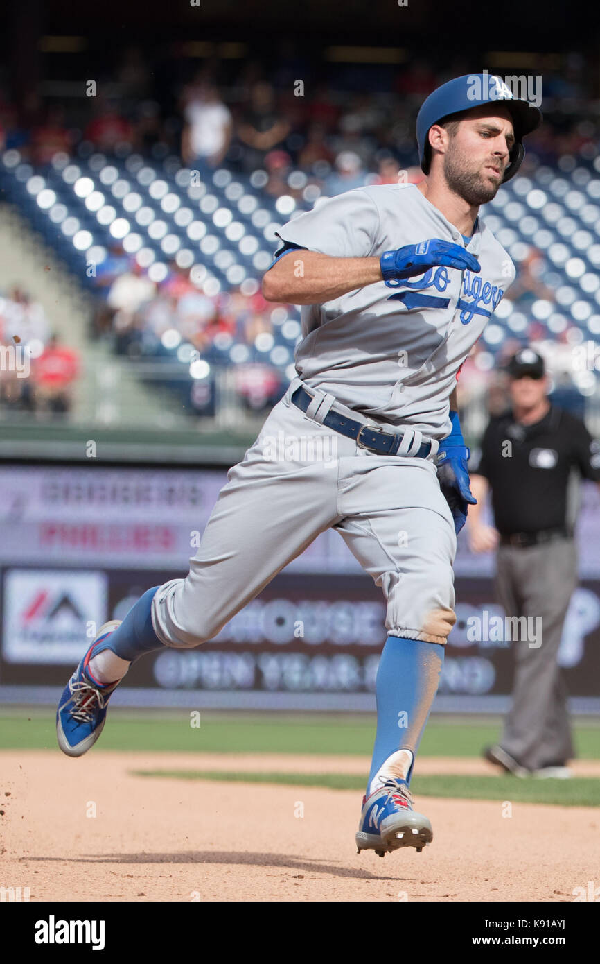 Philadelphia, Pennsylvania, USA. 21st Sep, 2017. Los Angeles Dodgers ...