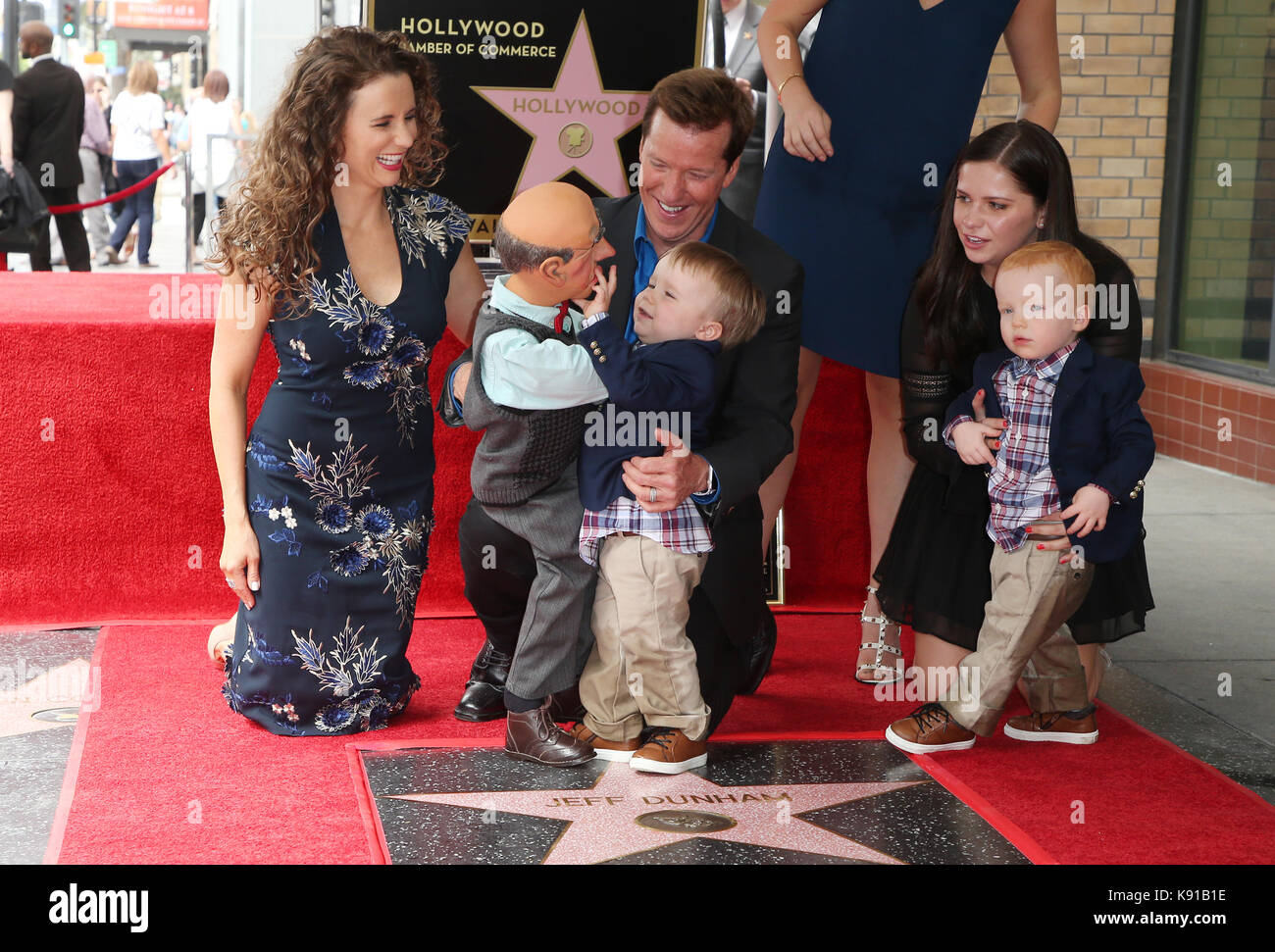 Hollywood, Ca. 21st Sep, 2017. Jeff Dunham, Audrey Dunham, James Dunham ...