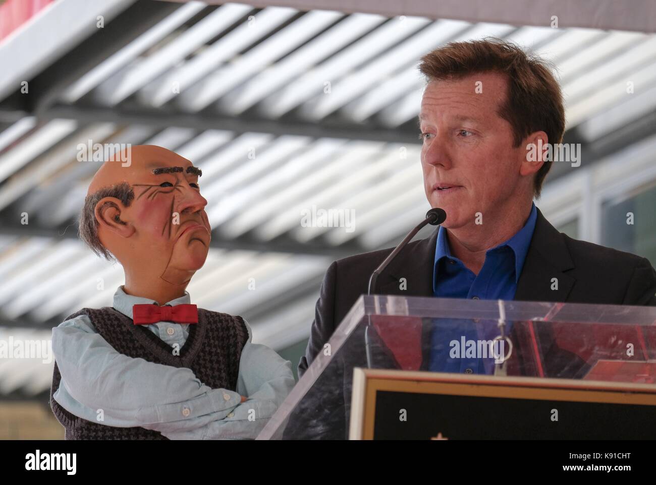 Los Angeles, California, USA. 21st Sep, 2017. Ventriloquist Jeff Dunham ...