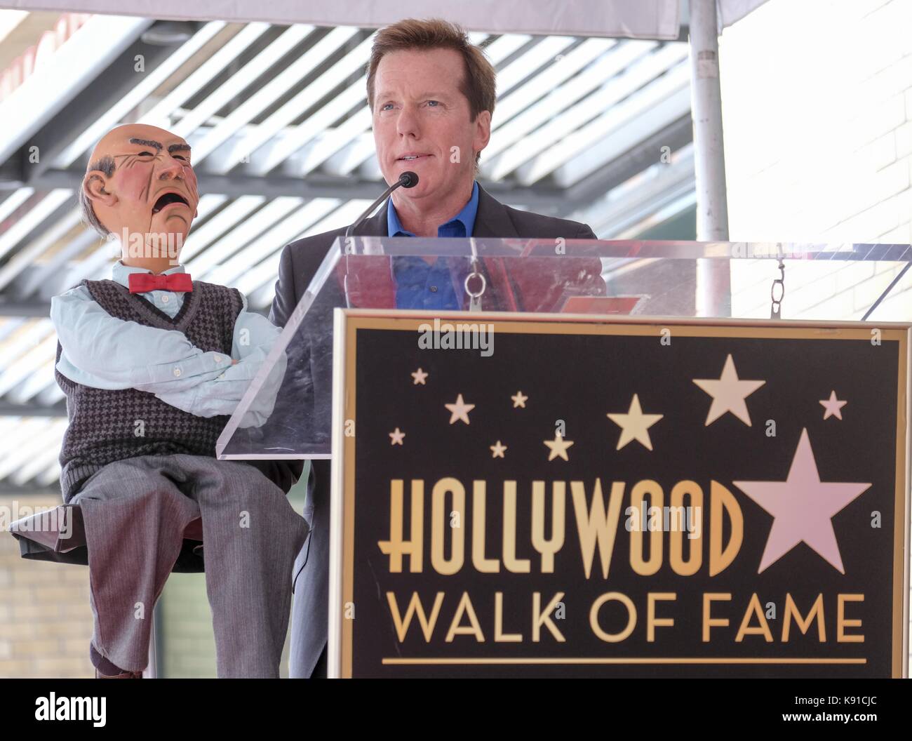 Los Angeles, California, USA. 21st Sep, 2017. Ventriloquist Jeff Dunham ...