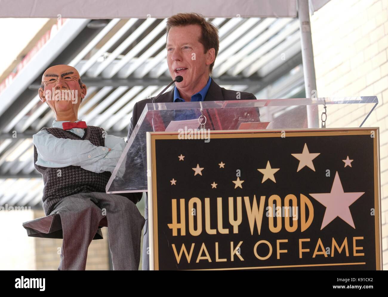 Los Angeles, California, USA. 21st Sep, 2017. Ventriloquist Jeff Dunham ...