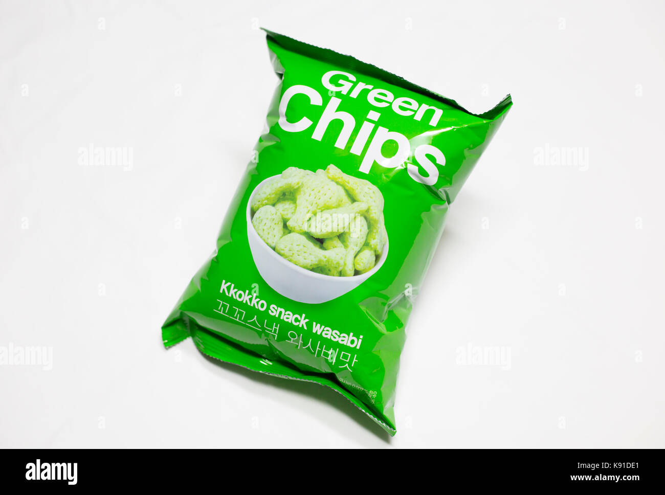 Wasabi-flavored Korean snacks, Sep 20, 2017 : Wasabi-flavored Korean ...