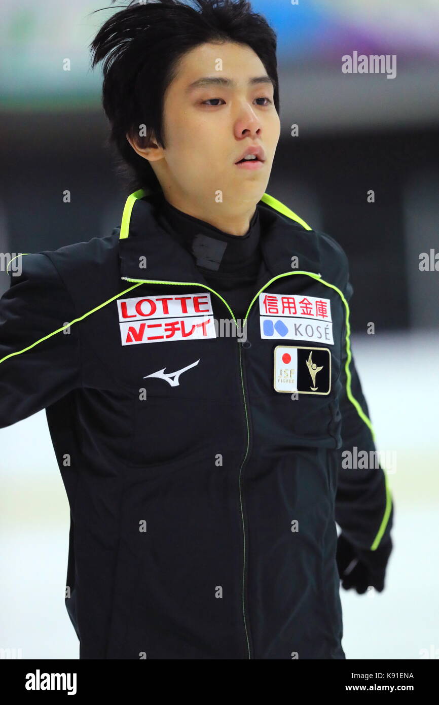Sportplexe Pierrefonds, Montreal, Canada. 21st Sep, 2017. Yuzuru Hanyu ...