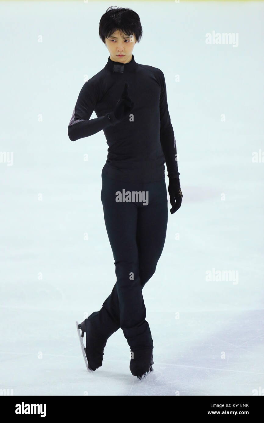 Sportplexe Pierrefonds, Montreal, Canada. 21st Sep, 2017. Yuzuru Hanyu ...