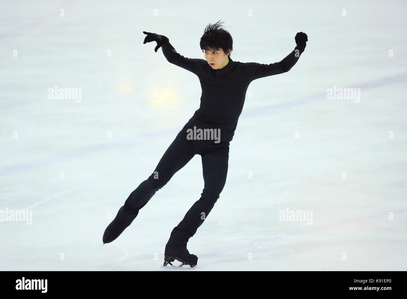 Sportplexe Pierrefonds, Montreal, Canada. 21st Sep, 2017. Yuzuru Hanyu ...