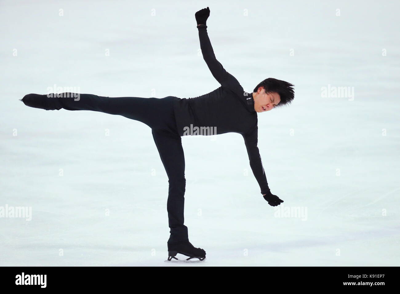Sportplexe Pierrefonds, Montreal, Canada. 21st Sep, 2017. Yuzuru Hanyu ...