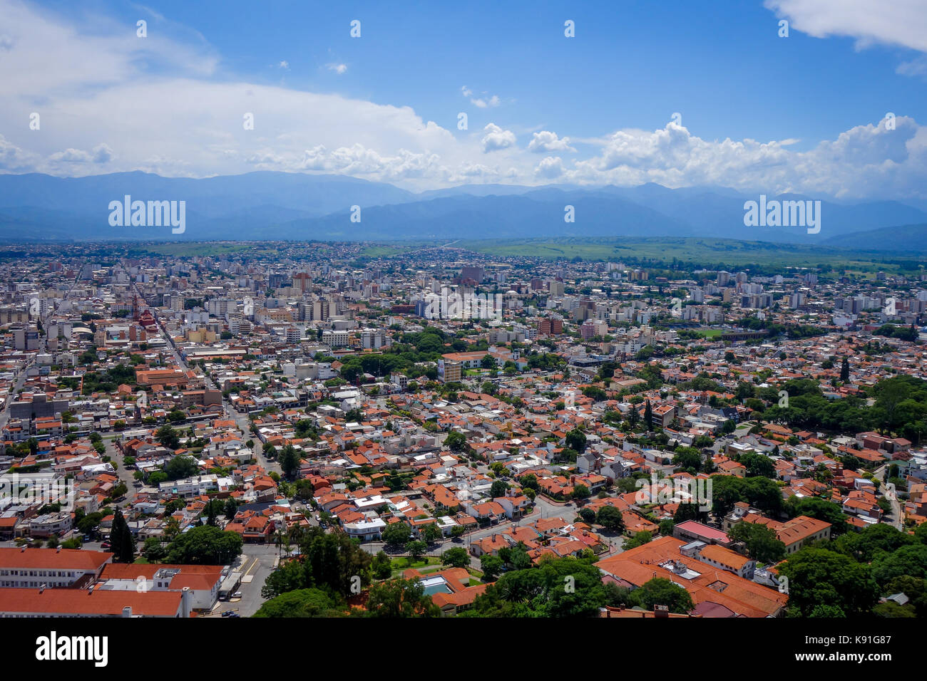 Aerial city view of salta hi-res stock photography and images - Alamy